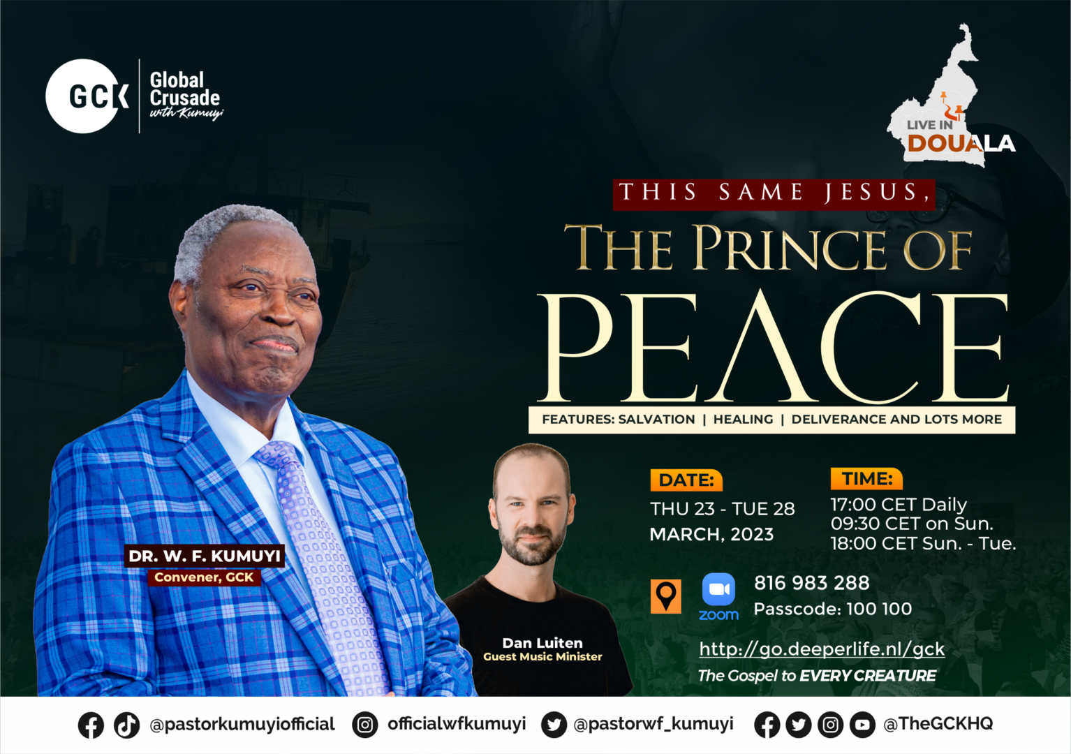 GLOBAL CRUSADE MARCH 2023 - THE PRINCE OF PEACE - Deeper Christian Life ...